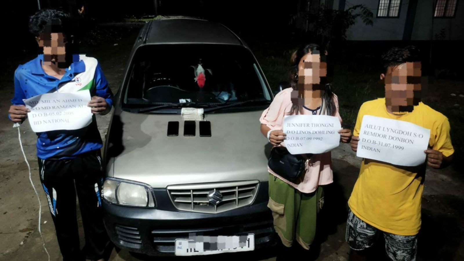 BSF Meghalaya apprehended one Bangladeshi national near International ...